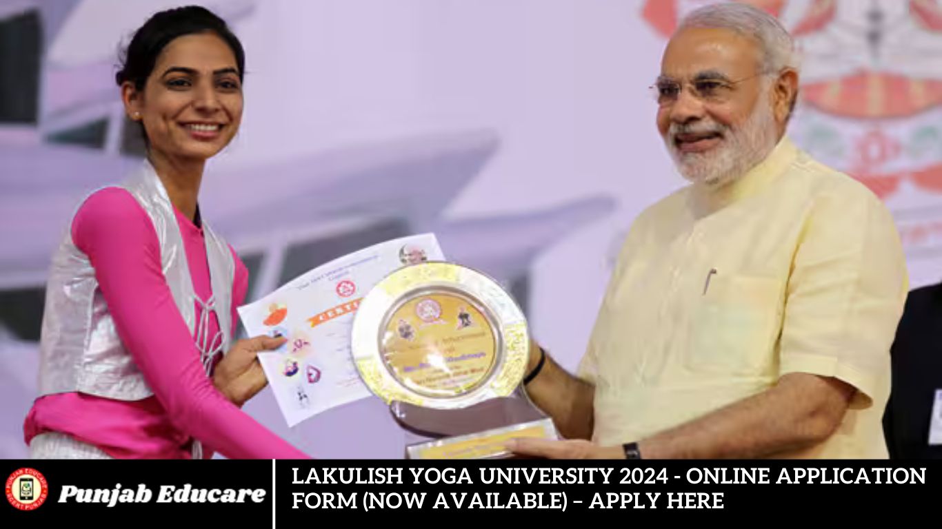 Lakulish Yoga University 2024 - Online Application Form