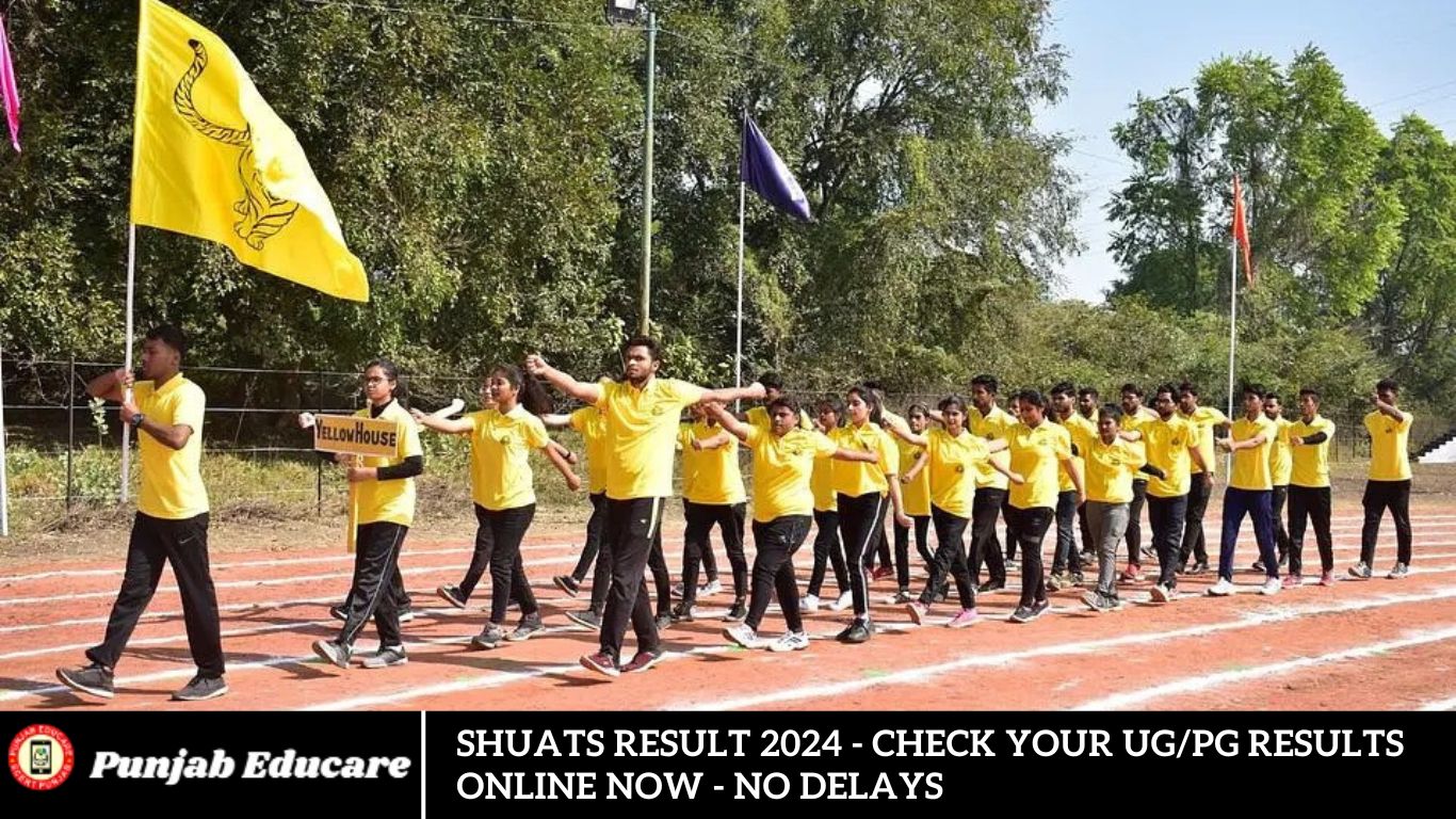 SHUATS Result 2024 - Check Your UG/PG Results Online Now