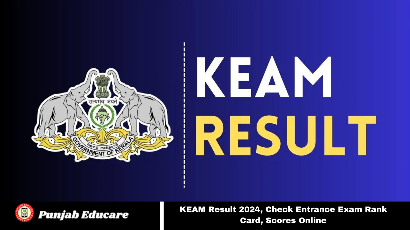 KEAM Result 2024 - Punjab Educare