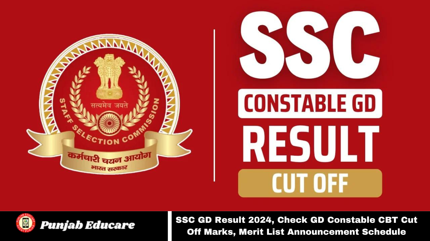 SSC GD Result 2024 - Punjab Educare