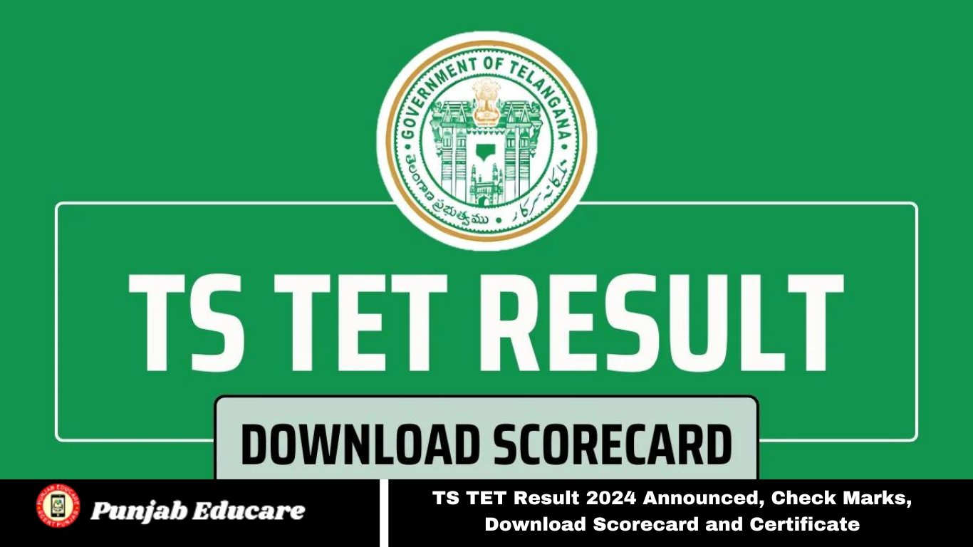 TS TET Result 2024 - Punjab Educare