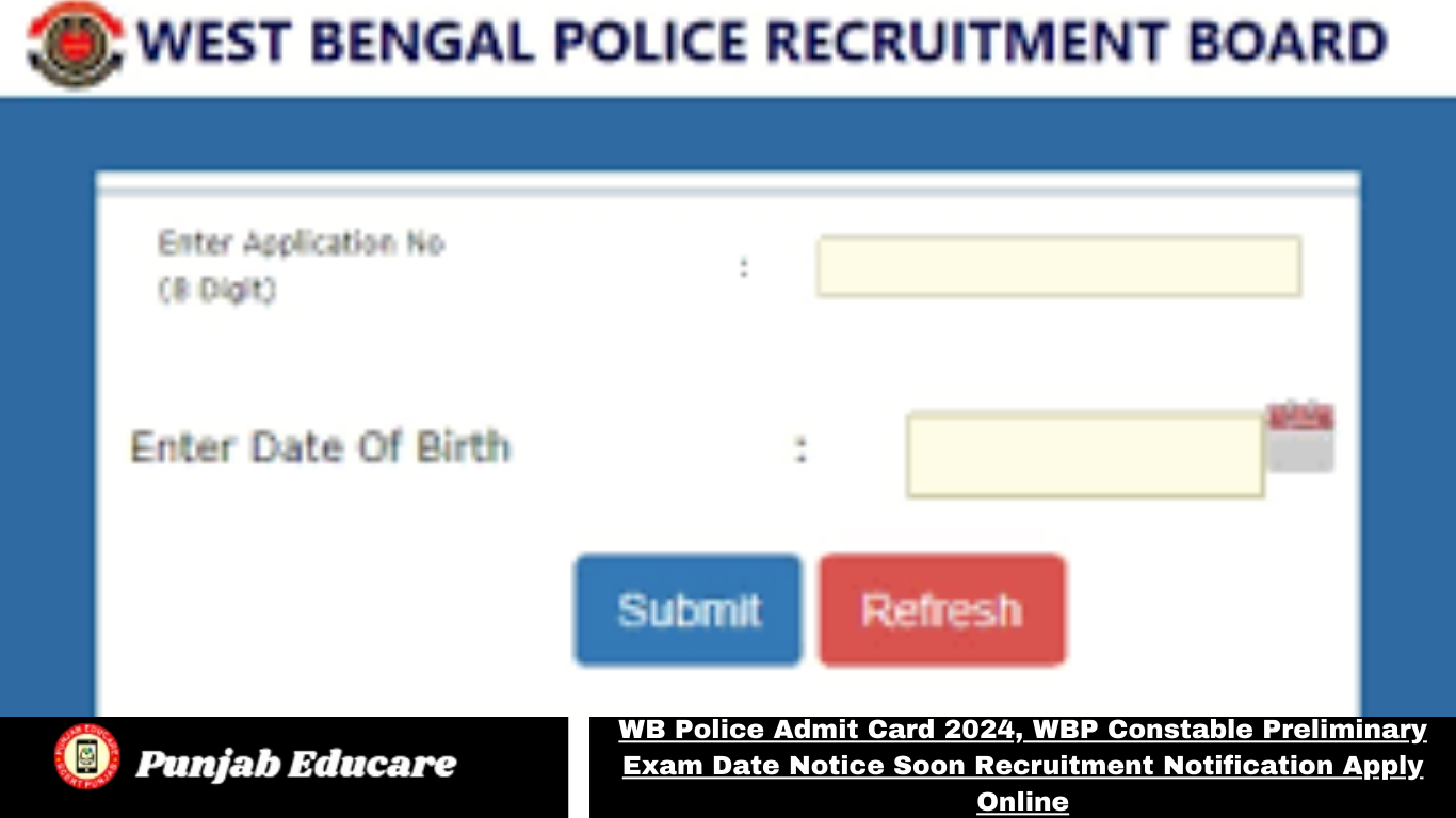 WB Police Admit Card 2024 - Punjab Educare