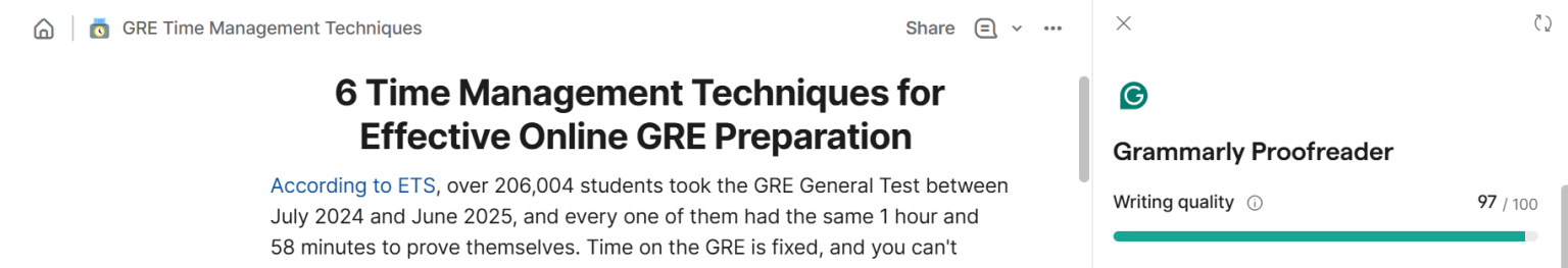 6 Time Management Techniques for Effective Online GRE Preparation ...